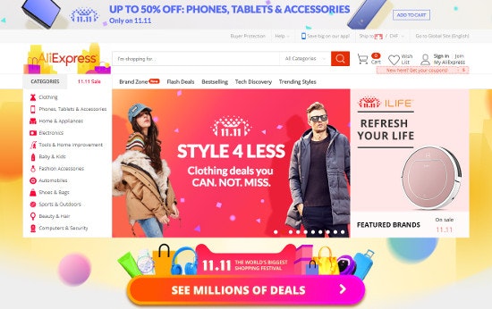 AliExpress Gutscheine • 50% Rabatt September 2024